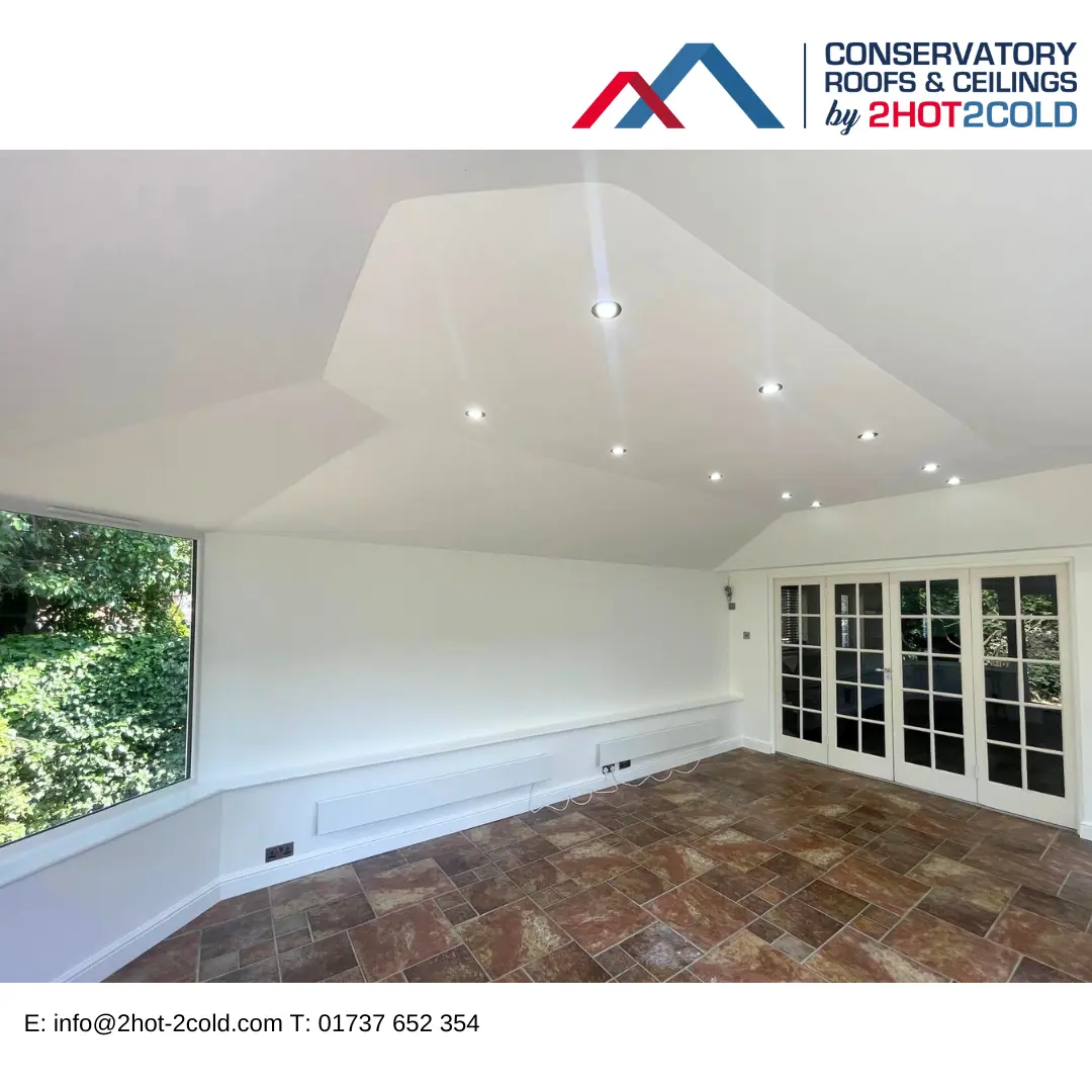 Choosing the right ceiling for your conservatory: UPVC, Plaster or Tap